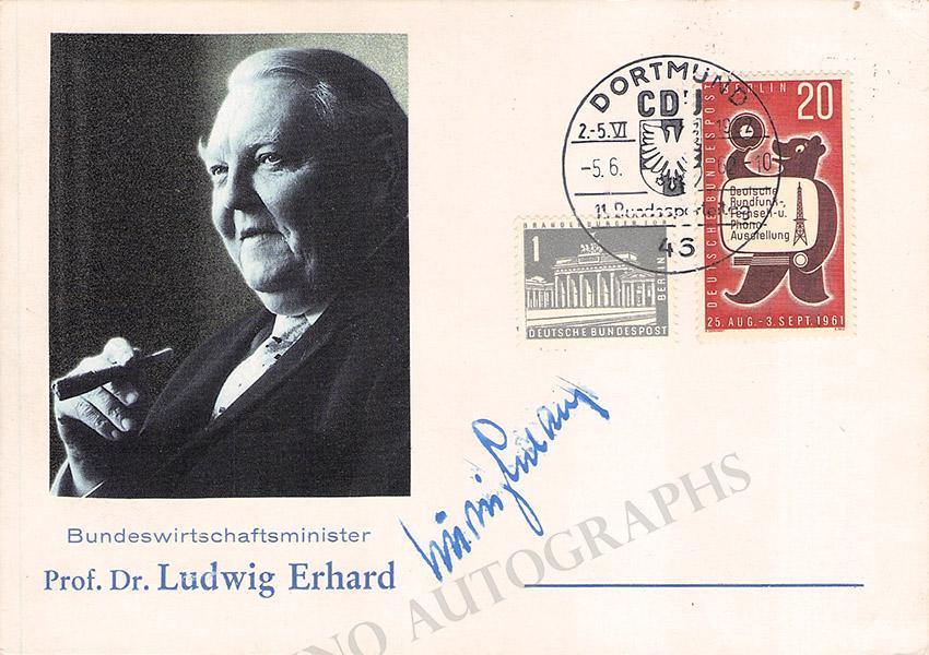 German Presidents & Chancellors - Lot of 29 Signed Autographs – Tamino