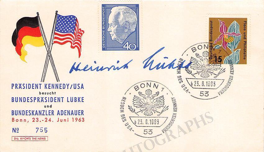 German Presidents & Chancellors - Lot of 29 Signed Autographs – Tamino