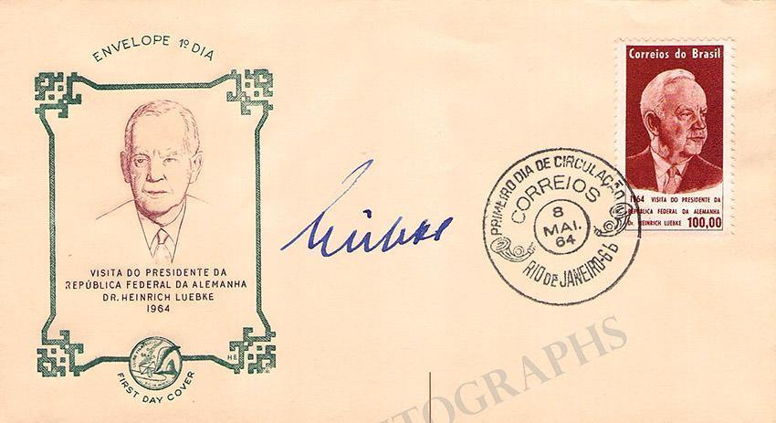 German Presidents & Chancellors - Lot of 29 Signed Autographs – Tamino