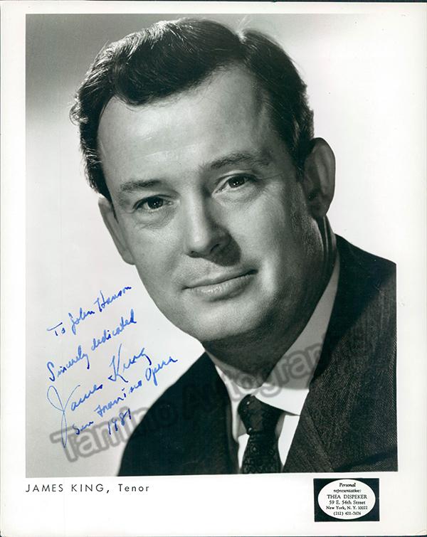 James King Autographs – Tamino