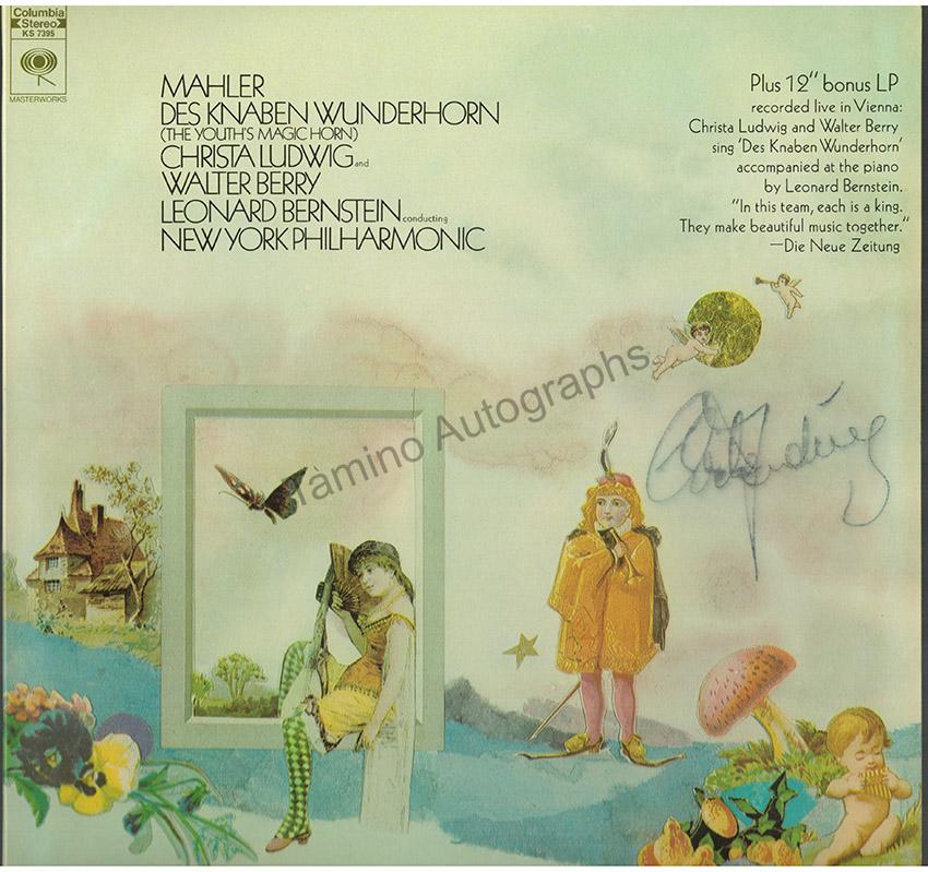 LUDWIG, Christa - BERRY, Walter – Tamino Autographs