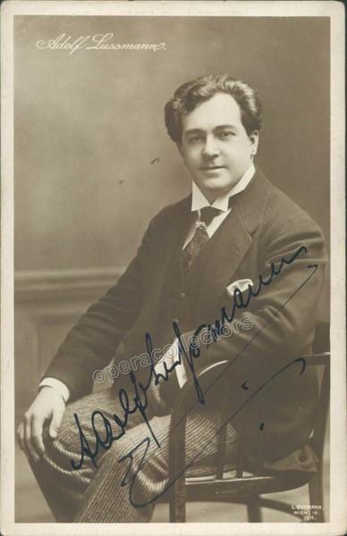 LUSSMANN, Adolf - Signed Photo | Genuine Signed