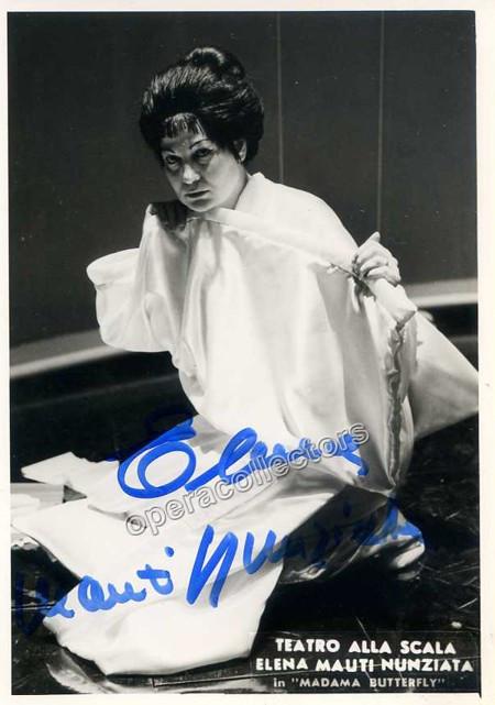 Mauti Nunziata, Elena - Signed Photo as Madama Butterfly – Tamino ...