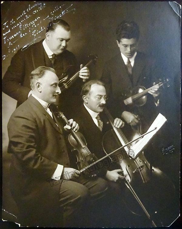Giulio Minetti Autograph - Large Photo Signed 1935 – Tamino
