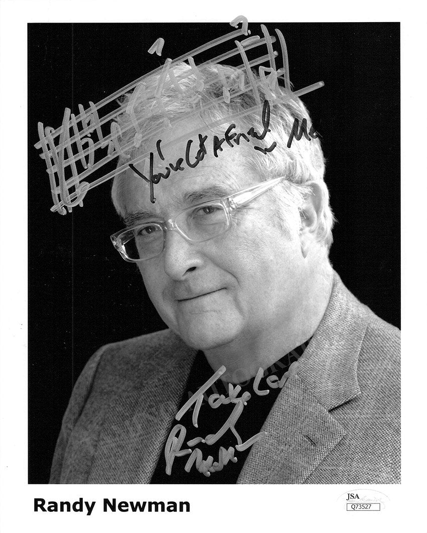 Randy Newman Autograph Signed Photograph with Music Quote – Tamino