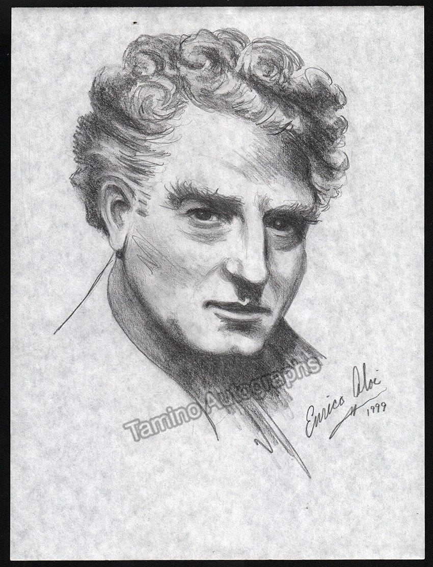 Opera Singer Sketches - Lot of 19 Hand-made Drawings – Tamino Autographs