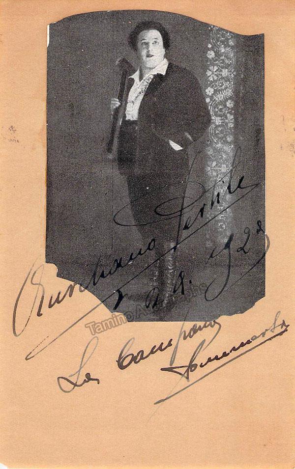 PERTILE, Aureliano (Various Autographs) – Tamino