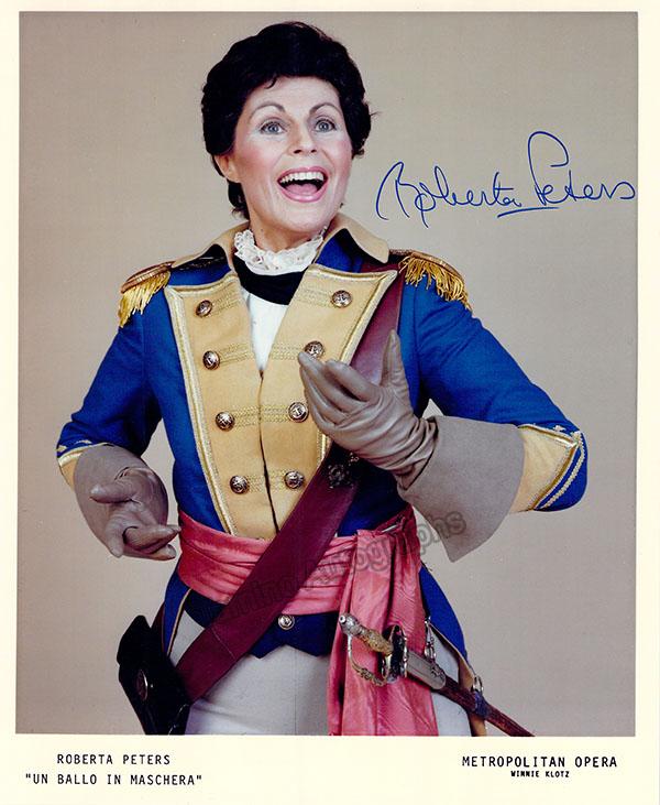 Roberta Peters Autographs