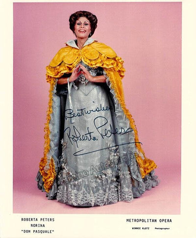 Roberta Peters Autographs