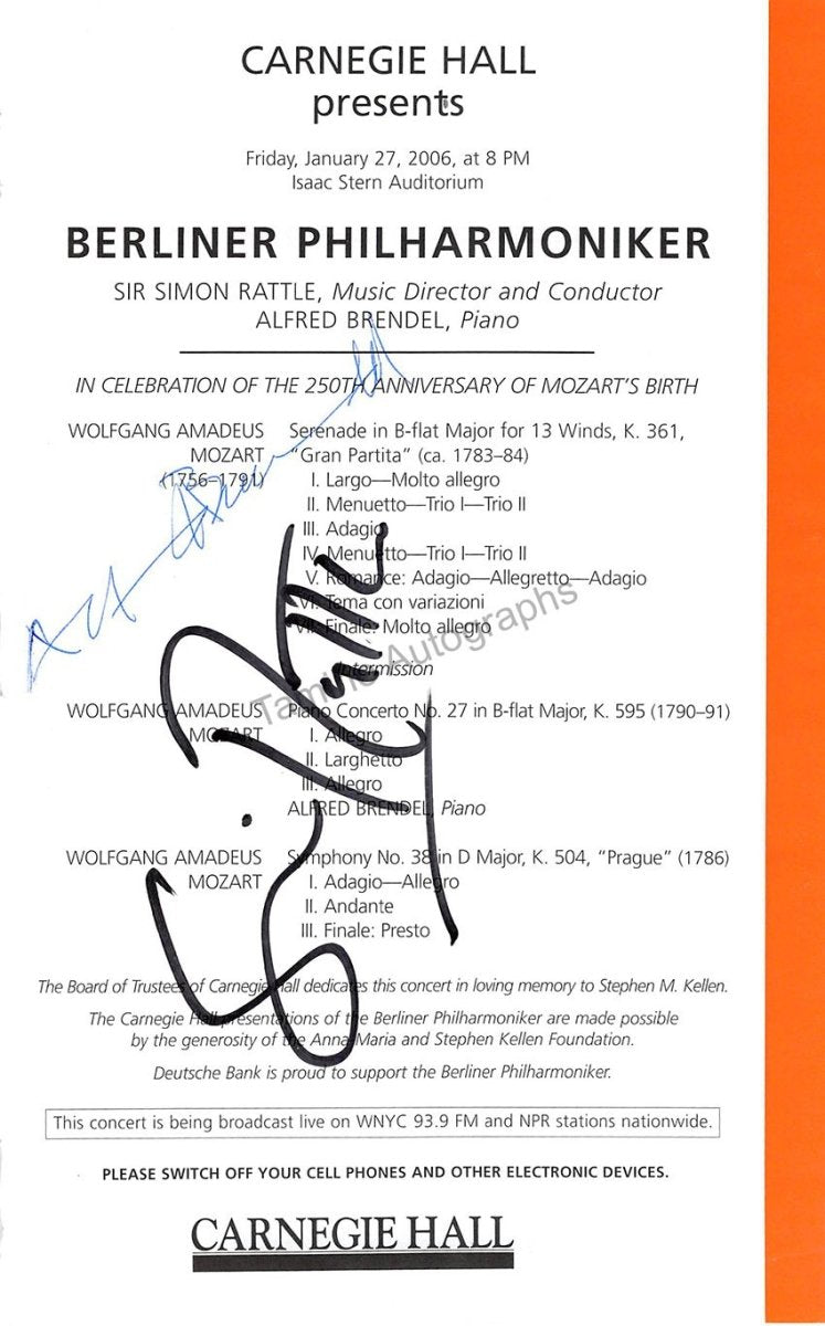 Pianists - Signed Cast Pages (1994-2010) – Tamino