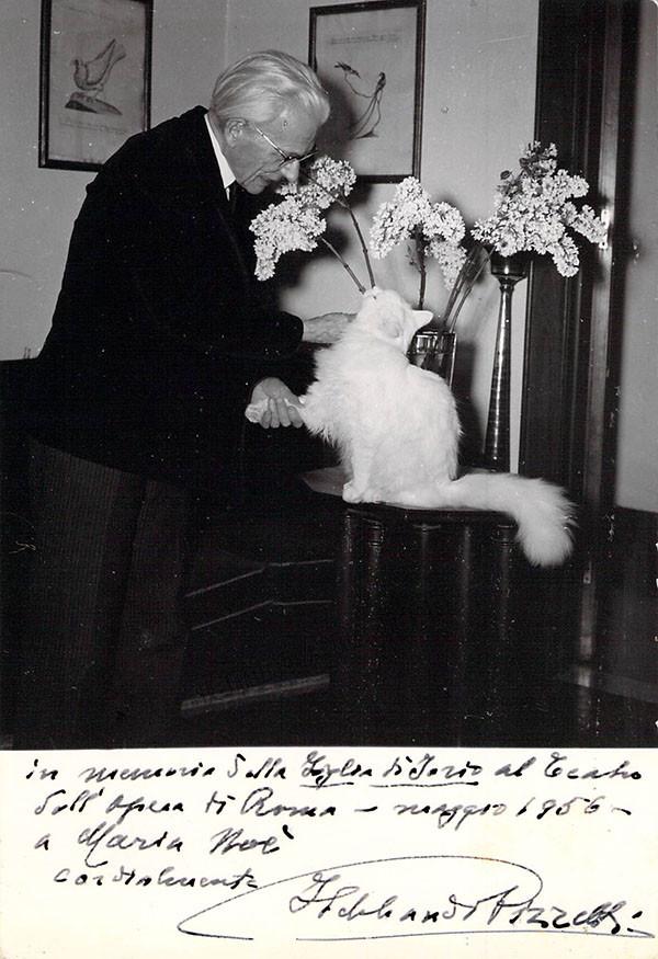 Pizzetti, Ildebrando - Signed Photo 1956