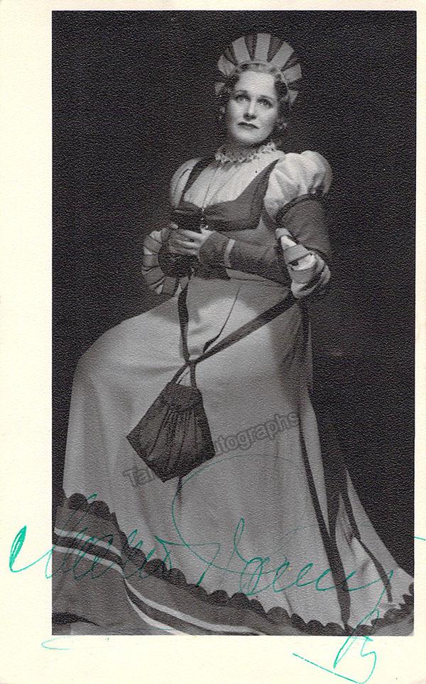 Maria Reining Autographs – Tamino