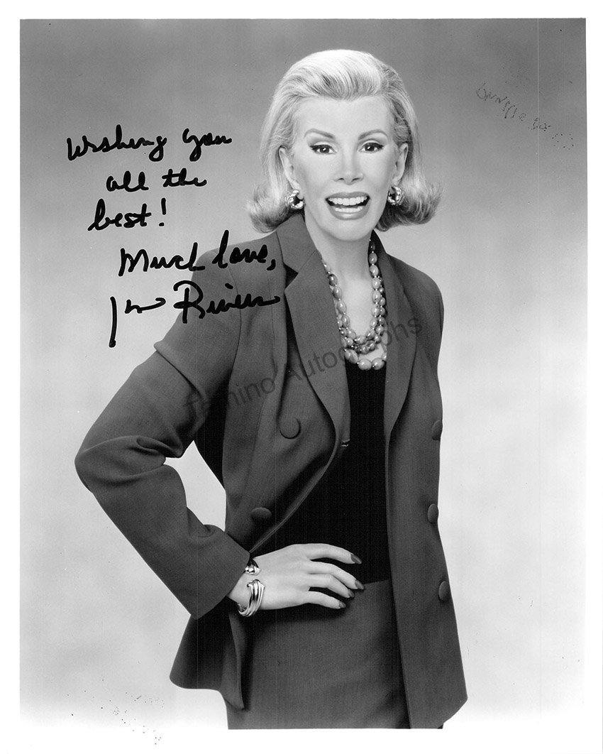 Rivers, Joan - Signed Photograph – Tamino