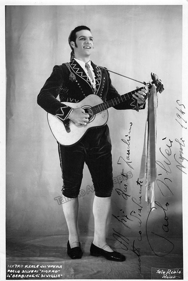 SILVERI, Paolo - Signed Photo | Genuine Signed – Tamino