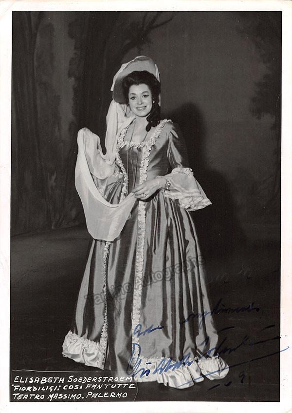 Elisabeth Soderstrom Signed Photo – Tamino Autographs