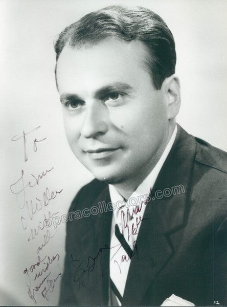 Henryk Szeryng Autograph Signed photograph – Tamino